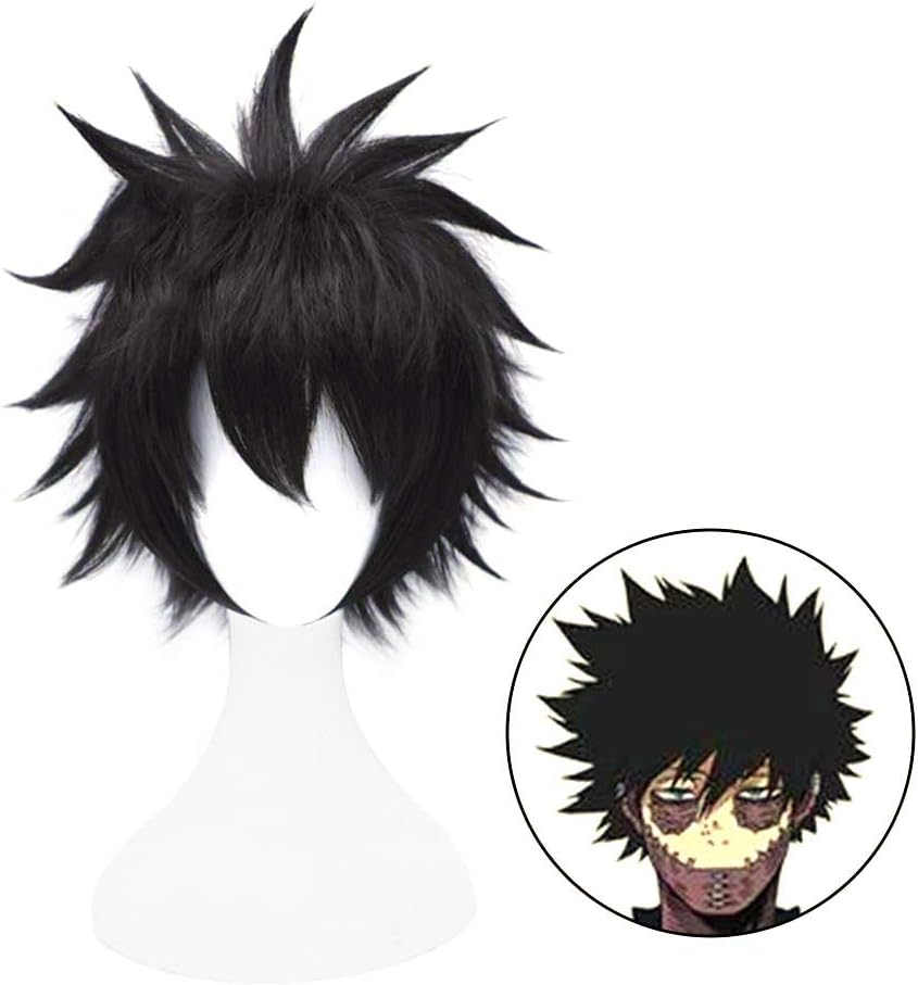 LZT Short Black Styled Hero Academia for My Boku no Dabi Cosplay Hair ...