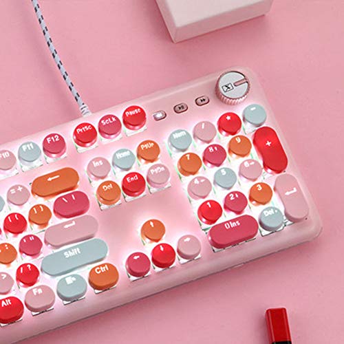 Adjustable LED Light Keyboard, Mechanical Keyboard, 104 Keys. | Pricepulse