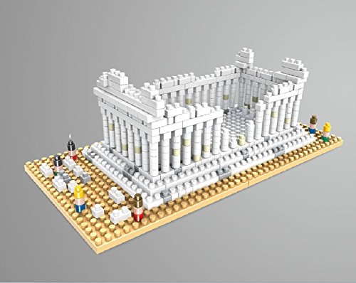 NEW Nano block Famous buildings DIY Assembly model Parthenon - Import ...