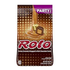Amazon.com : ROLO Chocolate Caramel Candy, Individually Wrapped, 35.6 ...