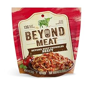 Beyond Meat, Beefy Beef-Free Crumbles, 10 oz (Frozen): Amazon.com ...