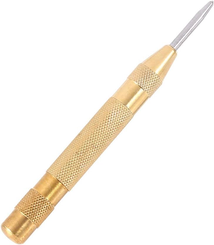 Center Punch Tool-Automatic Center Punch with HSS Tip Spring Loaded ...