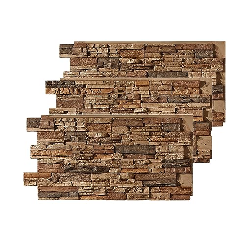 AZ Faux High-Density Polyurethane Faux Stone Wall Covering Panels for ...