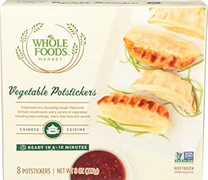 Whole Foods Market, Vegetable Potstickers, 8 ct, (Frozen): Amazon.com ...