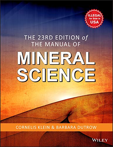 The Manual of Mineral Science, 23/E, With CD-Rom: Cornelis Klein ...