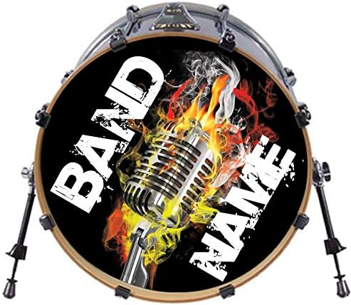 Amazon.com: 16 inch Custom Bass Drum Head DECAL: Musical Instruments