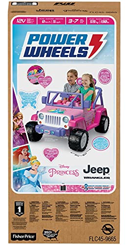 Power Wheels Disney Princesa Jeep Wrangler