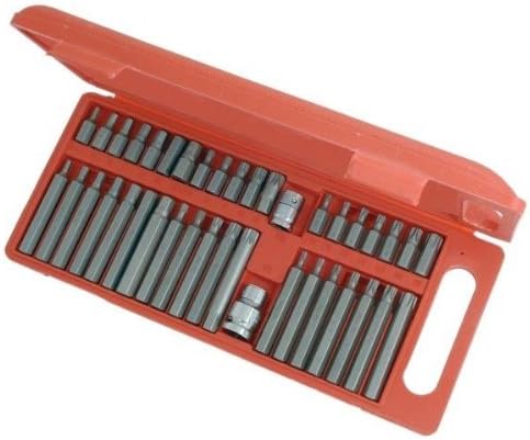 40 PIECE MECHANICS TORX/SPLINE/HEX BIT SET 3/8 & 1/2 Dr – BigaMart