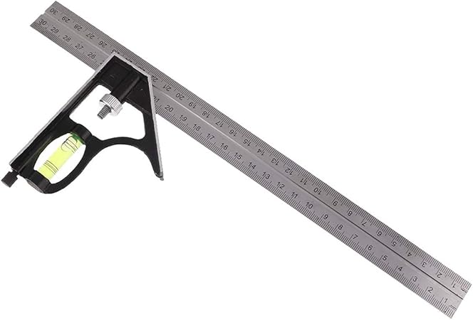 300mm Einstellbare Kombinationswinkel Quadrat Winkel Lineal Gerade ...