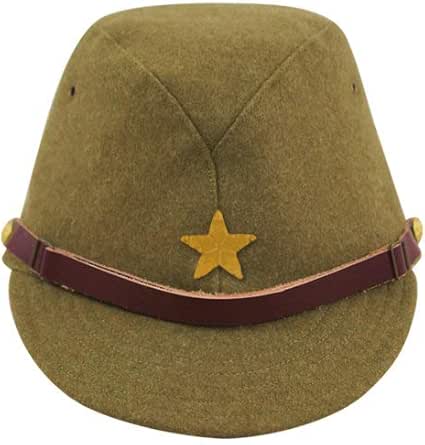 Militaryharbor WWII Japanese IJA Army EM Field Cap Wool Yellowish Brown ...