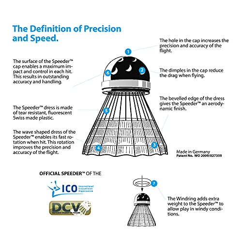 Speedminton® S700 Set - Original Speed Badminton / crossminton All ...