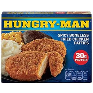 Hungry-Man Dinners, Spicy Boneless Fried Chicken Patties, 16 Ounce ...
