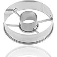 Amazon.com: Stainless Steel Donut Cutter Set - 3-1/2-Inch Doughnut Cutters with Removable Center ...