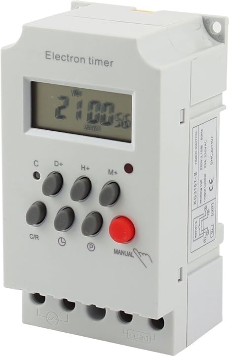 Baomain Timer Switch KG316T-II 220V DIN-rail LCD Micro-Computer ...