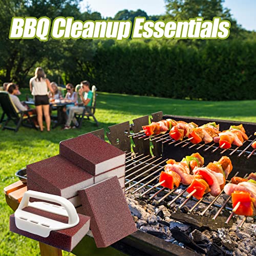 Emery Sponge,Upgrade 9Pcs Set with Handle Nano Carborundum Sponge for ...