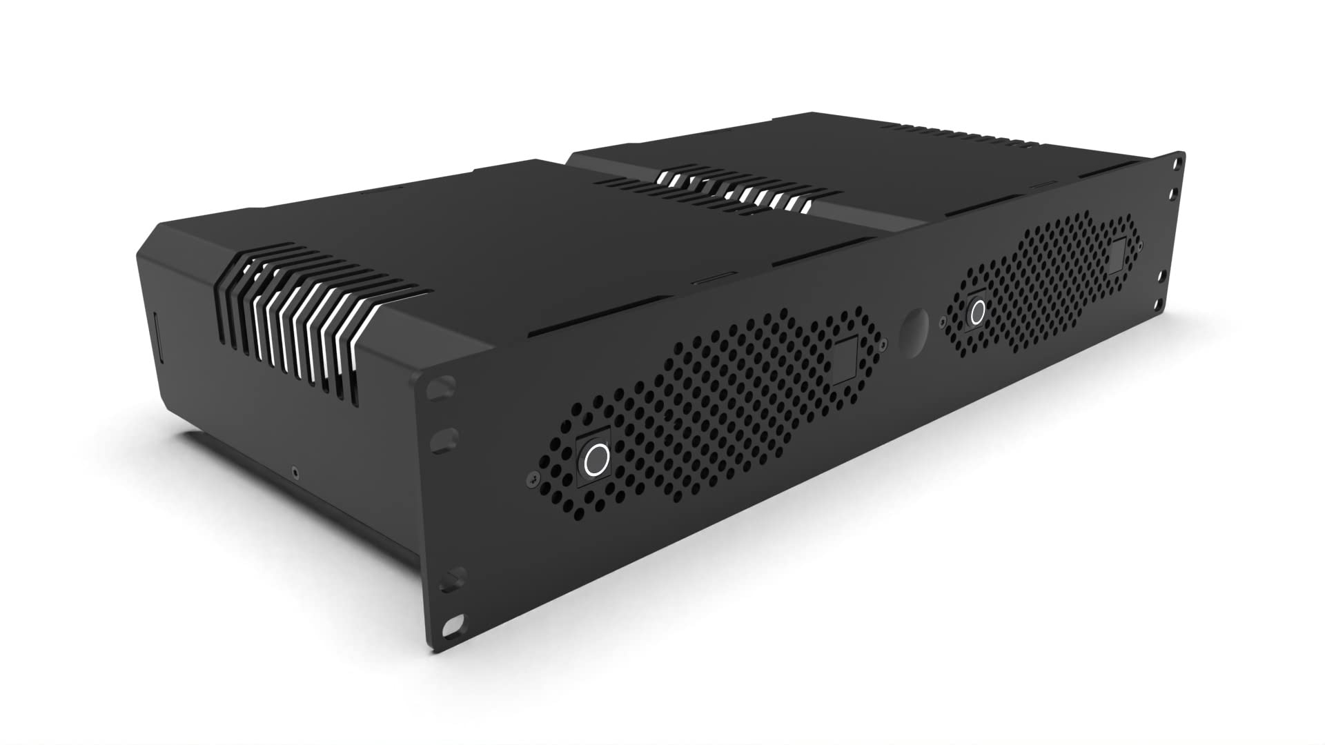 Mua 19 inch 2U Mini-ITX case for Dual Mini-ITX Short Depth trên Amazon ...