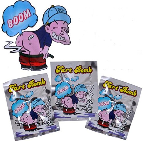 Futaba Fart Bomb Bags Stink Bomb Smelly Funny Gags - Pack of 3: Amazon ...