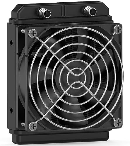 سعر Clyxgs Water Cooling Radiator, 12 Pipe Aluminum Heat Exchanger ...