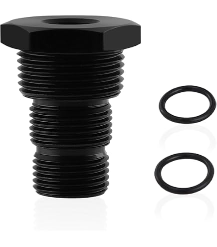 Aluminum Thread Reducer Fittings For Fuel Lines 4-Piece Oil Filter ...