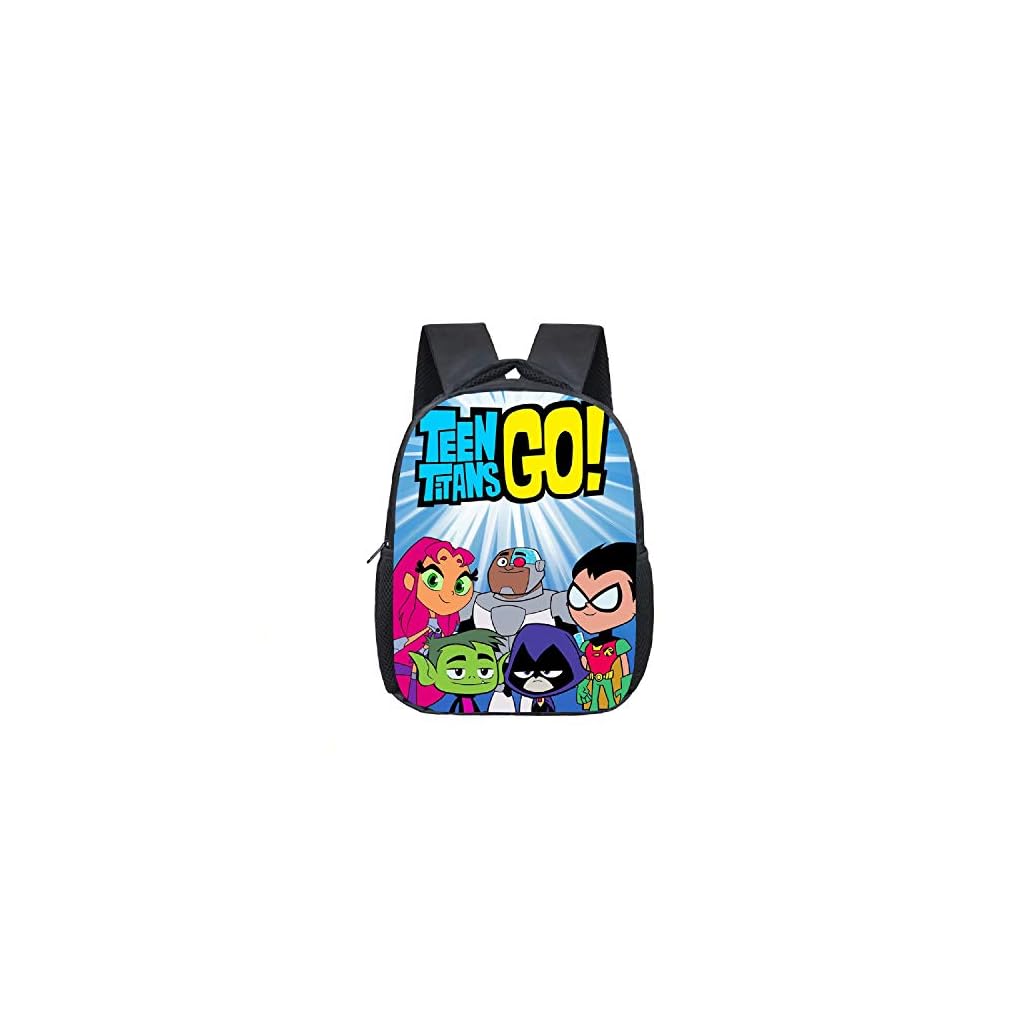 12" Toddler Backpack Teen Titans Go Anime Cartoon Kids School Shoulders ...