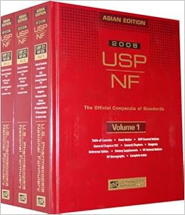 USP NF 2008 (United States Pharmacopeia/National Formulary ...