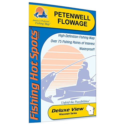 Petenwell Flowage (Juneau/Adams Co) Fishing Map - MasterBasser