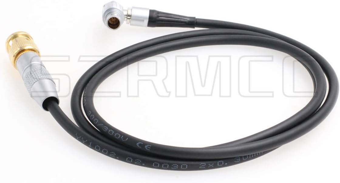 SZRMCC BNC to Right Angle 9 Pin EXT SMPTE Time Code Cable for RED ...