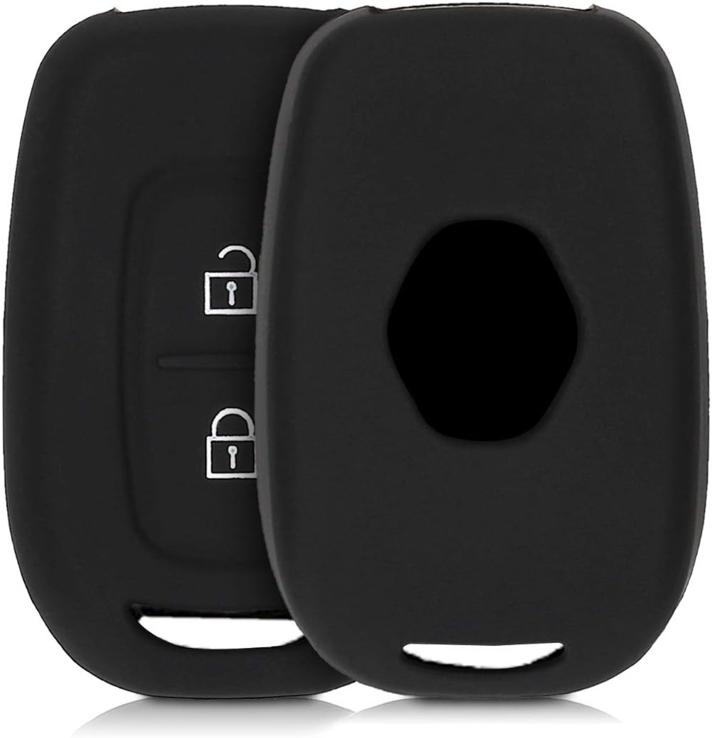 kwmobile Car Key Cover for Renault Dacia - Silicone Protective Key Fob ...