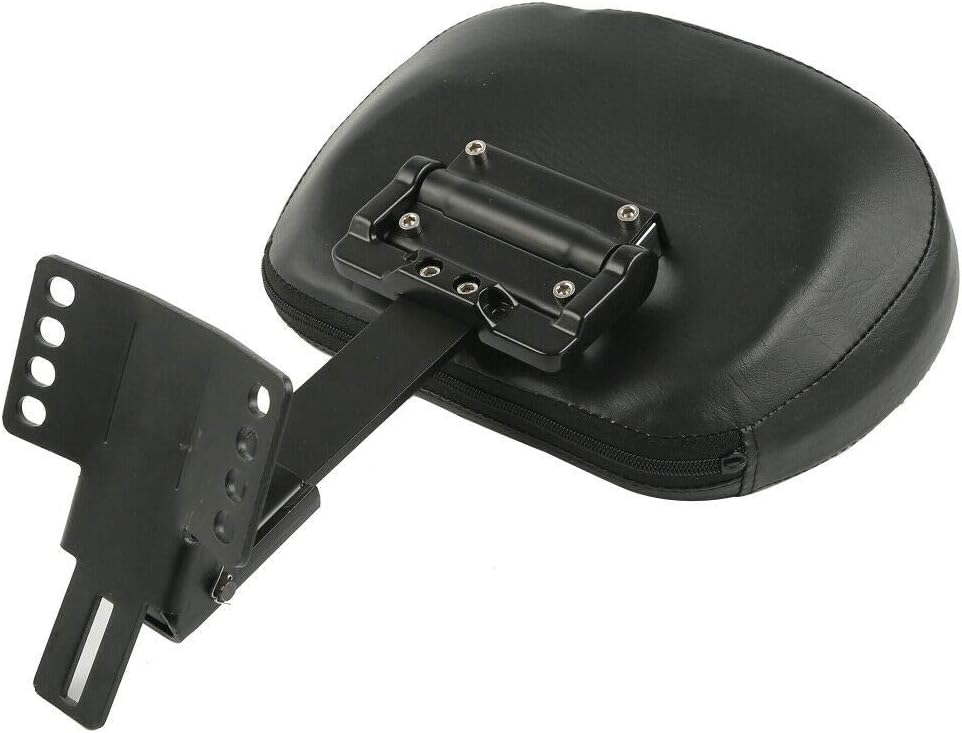TCT-MT Adjustable Driver Backrest Pad Plug-In Seat For Harley Touring ...