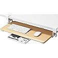 Amazon.com : ETHU Keyboard Tray Under Desk, 26.77" X 11.81" Large Size ...