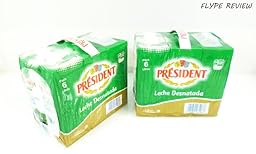 President Leche Semi-Desnatada - Pack de 6 x 1 l - Total: 6 l: Amazon ...