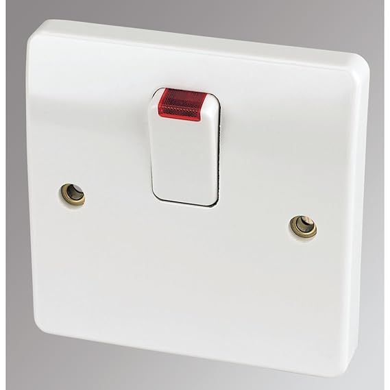 MK 20A DP Switch with Neon White: Amazon.co.uk: DIY & Tools