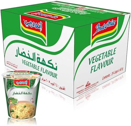 Indomie Instant Noodles, Vegetable Flavour with Seasoning Powder and ...