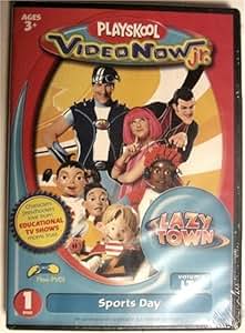 Amazon.com: Hasbro Videonow Jr. Personal Video Disc: Lazytown #1: Toys ...