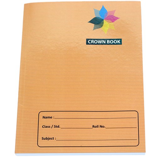 PRVTECH Crown Size 200 Pages College School Office Notebook Pack of 6 ...