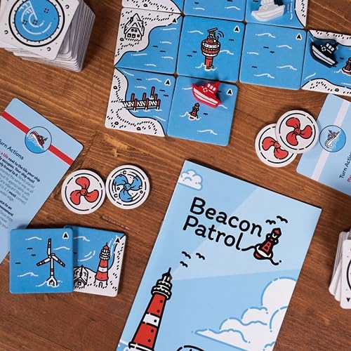 Beacon Patrol Board Game - Cooperative Coast Guard Adventure! Tile ...
