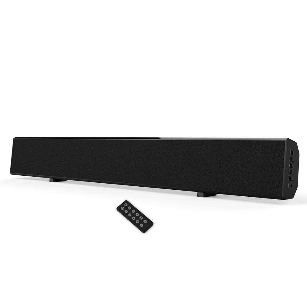 Sound Bar[2018 Updated] Mighty Rock Sound Bars for TV 2.0 Channel Home ...