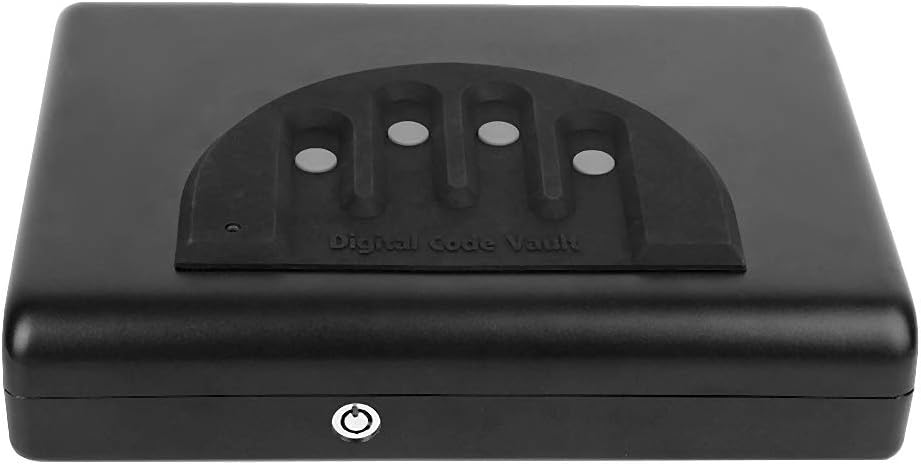 Portable Password Safe Box with Spare Key, Electronic Digital Password ...