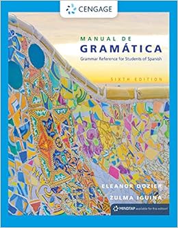 Amazon.com: Manual de gramática (Spanish Grammar Review): 9781305658226 ...