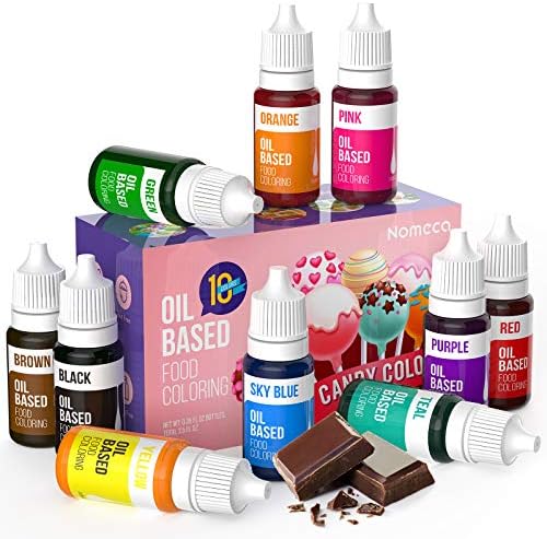 Nomeca Oil Based Food Coloring For Chocolate 10 Colors Oil Food nomeca-oil-based-food-coloring-for-chocolate-10-colors-oil-food