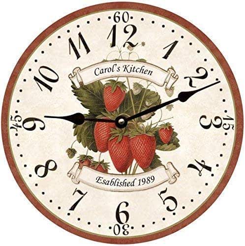 Amazon.com: Personalized Strawberry Clock: Handmade
