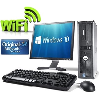 WiFi enabled Complete set of Dell OptiPlex Dual Core Windows 10 Desktop ...