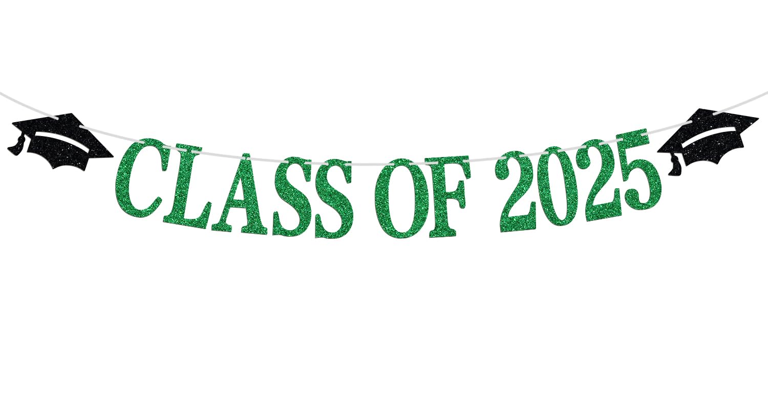 Class of 2025 Banner, Congrats Grad Bunting Sign for 2025 High School ...