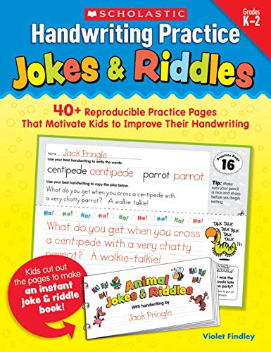 Handwriting Practice: Jokes & Riddles: Findley, Violet: 9780545227537 ...