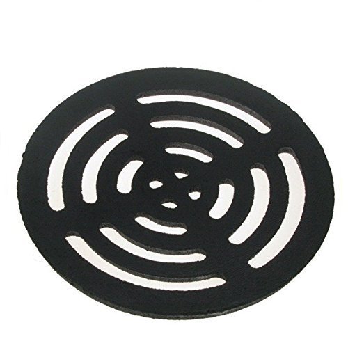 Cast Alloy Round Drain Grate Gully Grid Cover - 8" 201mm x 10mm: Amazon ...