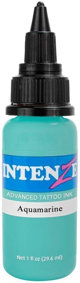 Amazon.com: Intenze Tattoo Ink Aquamarine 1 oz by Intenze: Health ...