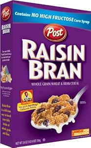 Amazon.com: Post Raisin Bran Cereal, 15-Ounce Boxes (Pack of 7 ...