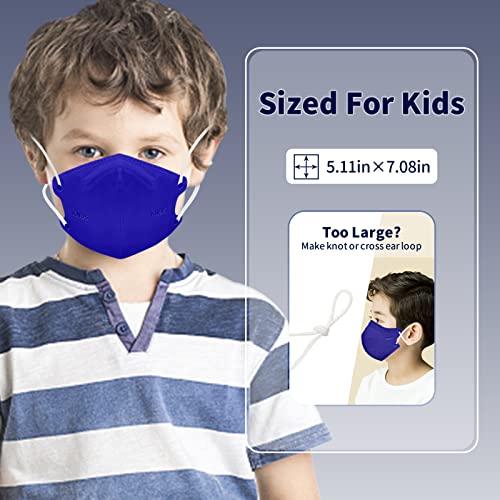 UniikStuff Kids KN95 Face Masks - Individually Wrapped 30 Pack 5-Layer ...