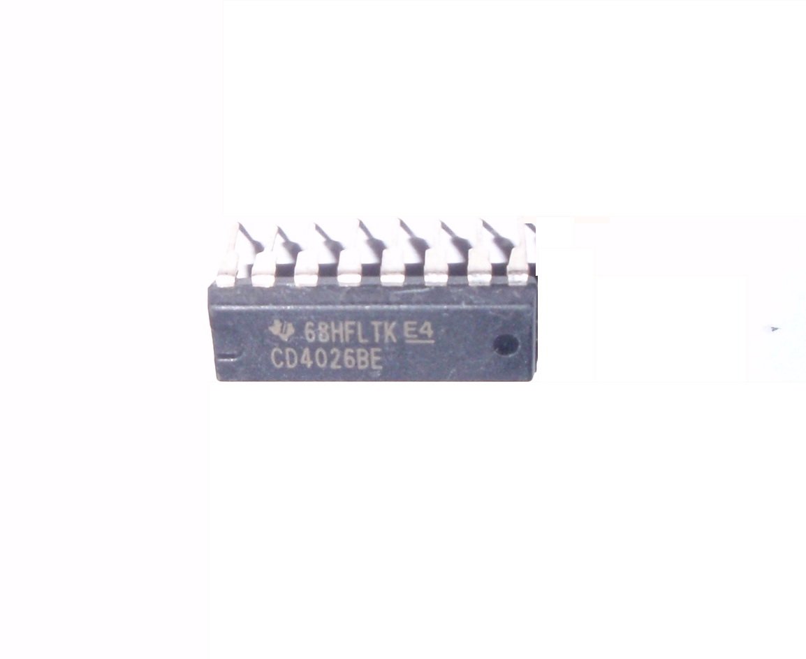 Texas Instruments CD4026BE CD4026B CD4026 CMOS Decade Counter/Divider ...
