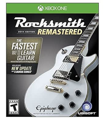 Amazon.com: Xbox One - Rocksmith Remastered 2014 - GAME ONLY / CABLE ...